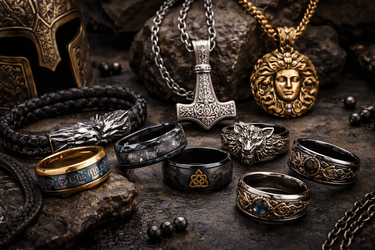 Mythic Men’s Jewelry – Unleash Ancient Power ⚡ – MythologyTitans