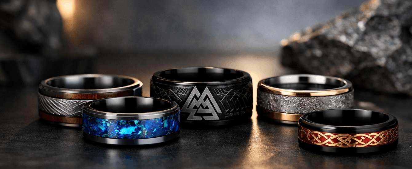 Minimalist Men's Rings & Bold Style 💍 | MythologyTitans